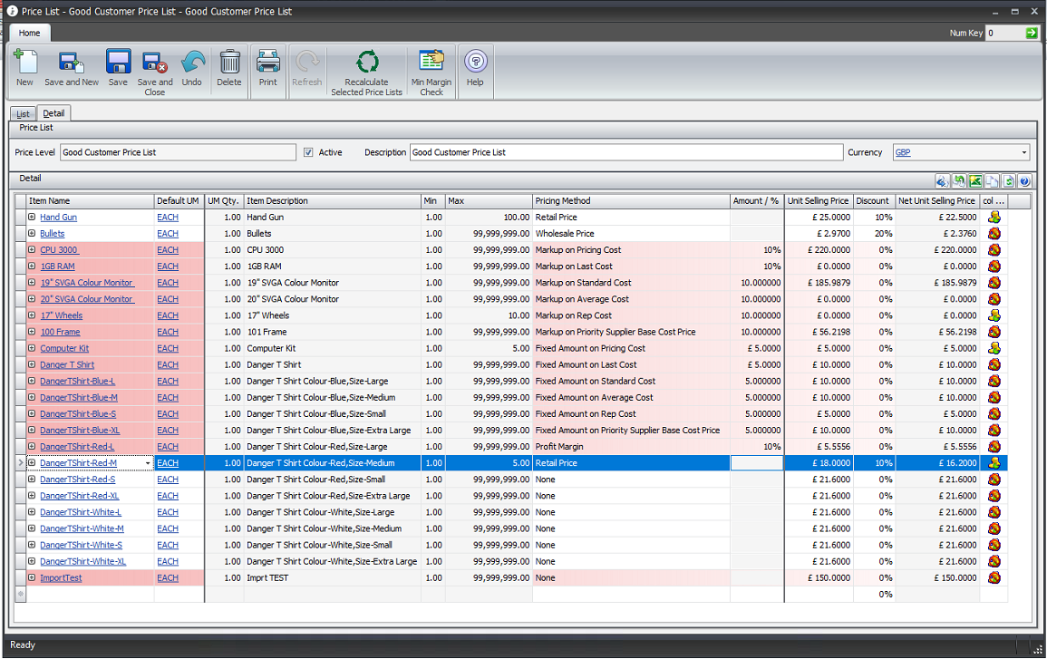 Price List Pricing Methods – Cost+Retail-Discount – CRM Software ...